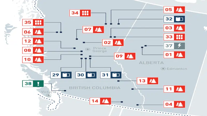 Canfor announces temporary shutdown of BC Lumber Mills | Lethbridge ...