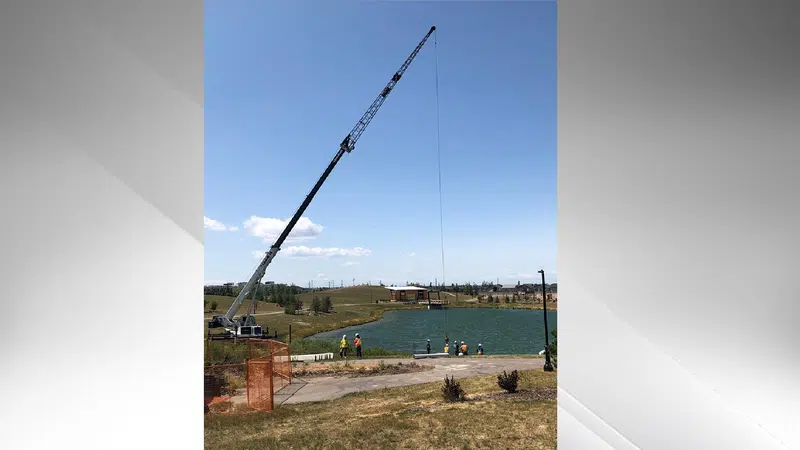 Temporary irrigation system being installed at Lethbridge’s Legacy Park ...