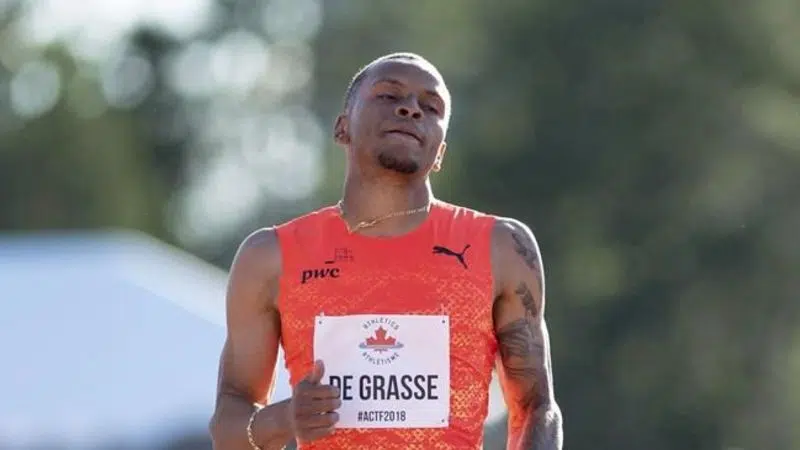 Andre de Grasse finished third in 200 metres at Lausanne track meet ...