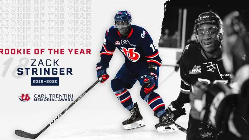 Zack Stringer wins Hurricanes Rookie of the Year award | Lethbridge ...