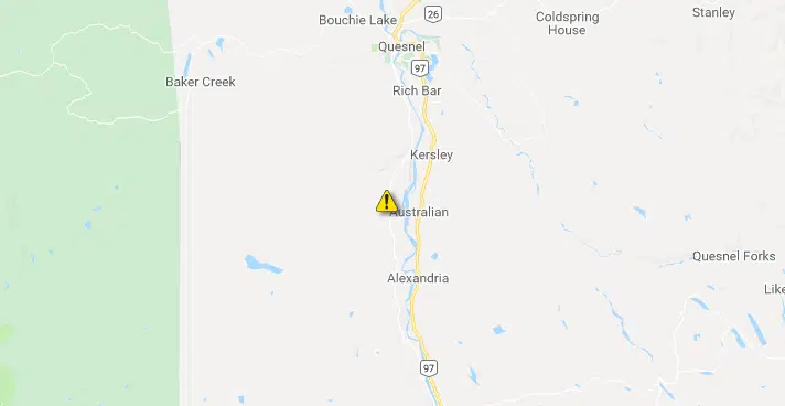 West Fraser Road washed out south of Quesnel | CFJC Today Kamloops