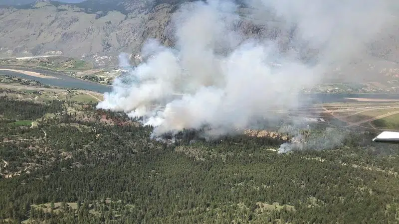 Wildfire Service battling blaze east of Kamloops | CFJC Today Kamloops
