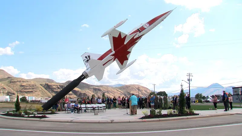 Iconic CF-5 Freedom Fighter lands new home at Kamloops Airport | CFJC ...