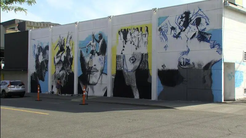 Paramount Theatre painting marks 31 murals decorating downtown Kamloops ...