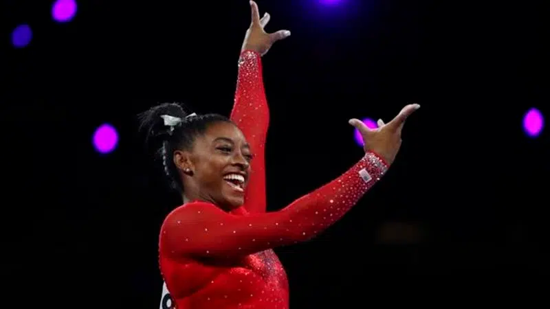 Simone Biles wins vault to tie worlds medal record | CFJC Today Kamloops