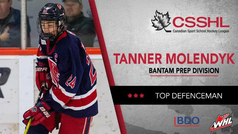 Kamloops’ Tanner Molendyk 5th overall pick in WHL bantam draft | CFJC ...