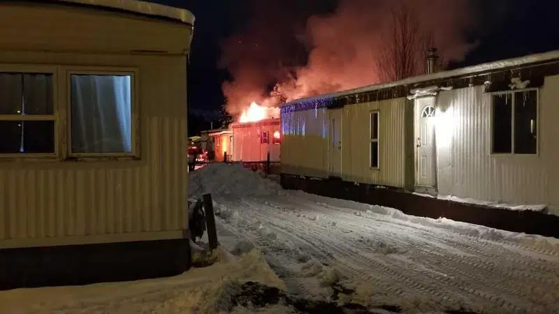 Prince George Fire Rescue douse trailer blaze | CKPGToday.ca