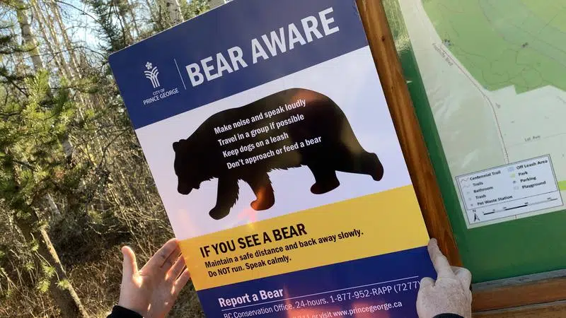 City installs bear aware signs at City parks frequented by bears ...