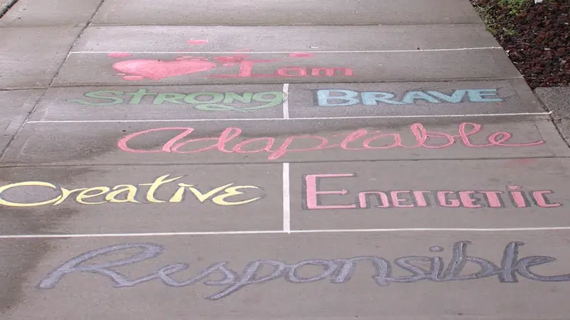 IMSS paints colourful inspirational hopscotch to spread joy | CKPGToday.ca