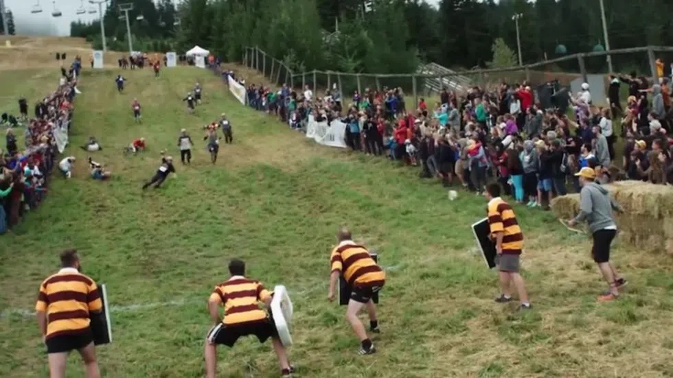 VIDEO: Girl’s leg broken during cheese-rolling festival in Whistler, B ...