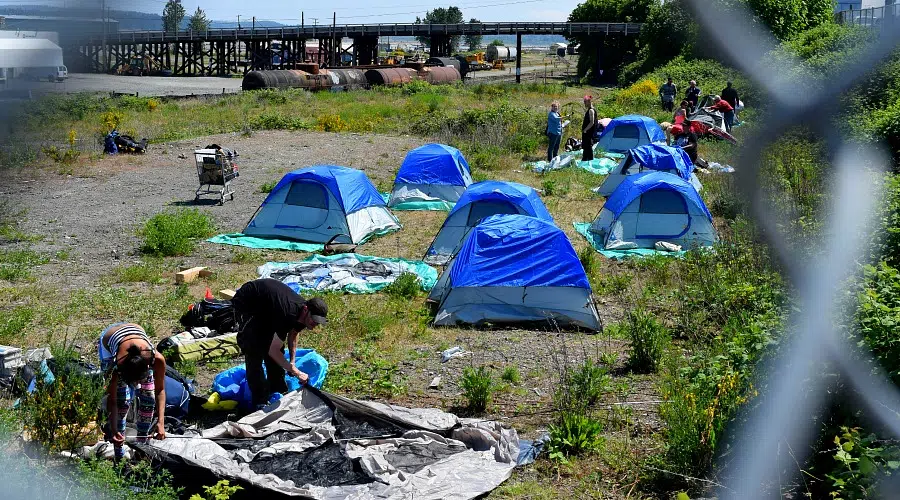 DisconTent City: advocates, homeless set up camp on downtown Nanaimo ...