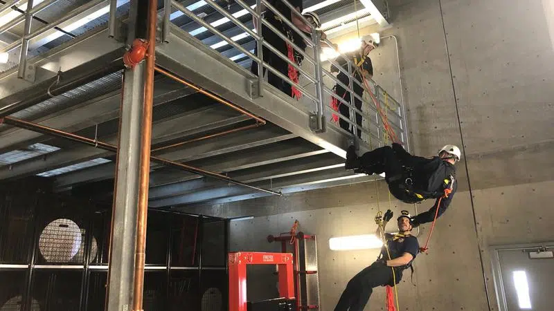 Routine training for Medicine Hat Fire Department’s Technical Rescue ...
