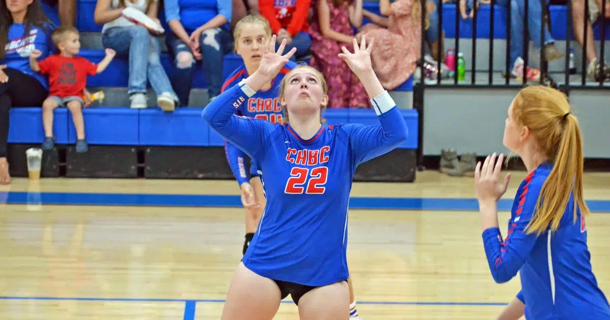 CHBC Volleyball Gets Two Set Win Over Sandoval | Vandalia Radio