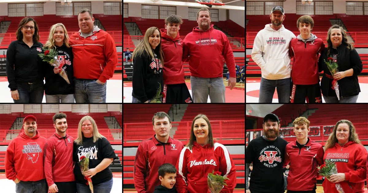 Vandals wrestlers get big win over O’Fallon on Senior Night | Vandalia ...