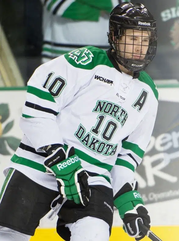 Ex-UND forward Knight makes Canadian Olympic team | KNOX News Radio ...