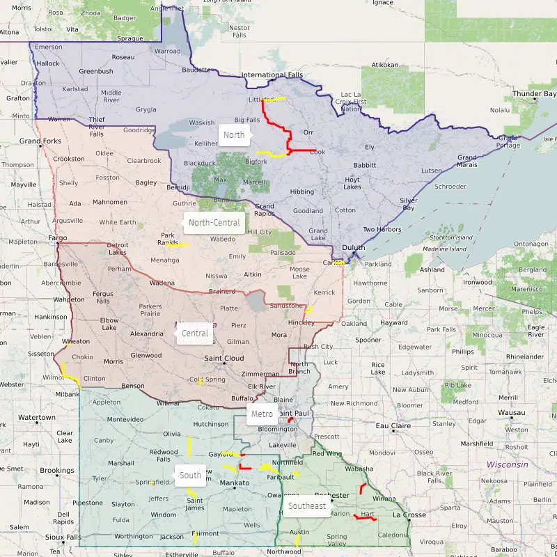 Winter Load Increases Begin in Minnesota’s North Frost Zone | Lakes ...