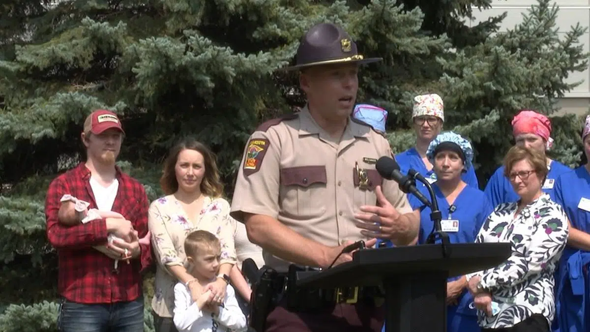 Minnesota state troopers’ blood run saves life of new mother | Y94
