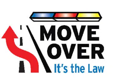 First responder asking drivers to slow down and move over along busy ...