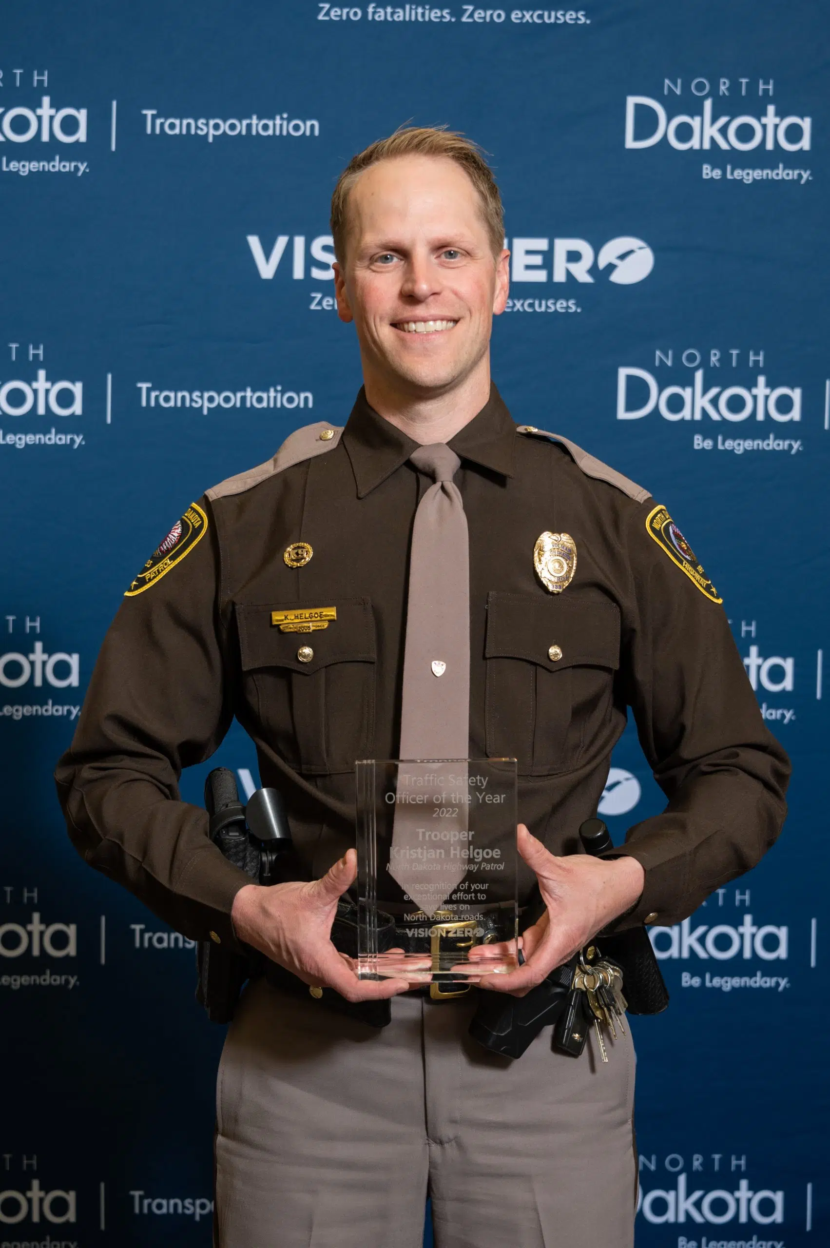 Fargo trooper named Vision Zero Officer of the Year | 740 The FAN