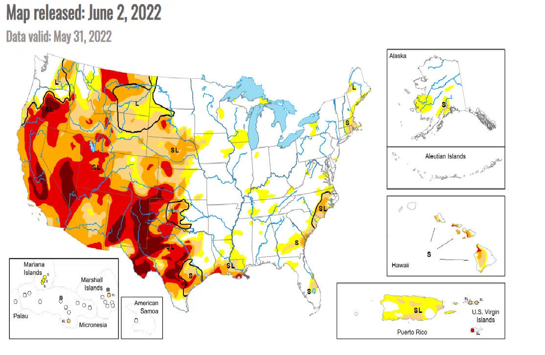 This Week’s Drought Summary: June 2, 2022 | The Mighty 790 KFGO | KFGO