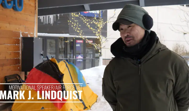 Lindquist kicks off Operation Sleep Out | The Mighty 790 KFGO | KFGO