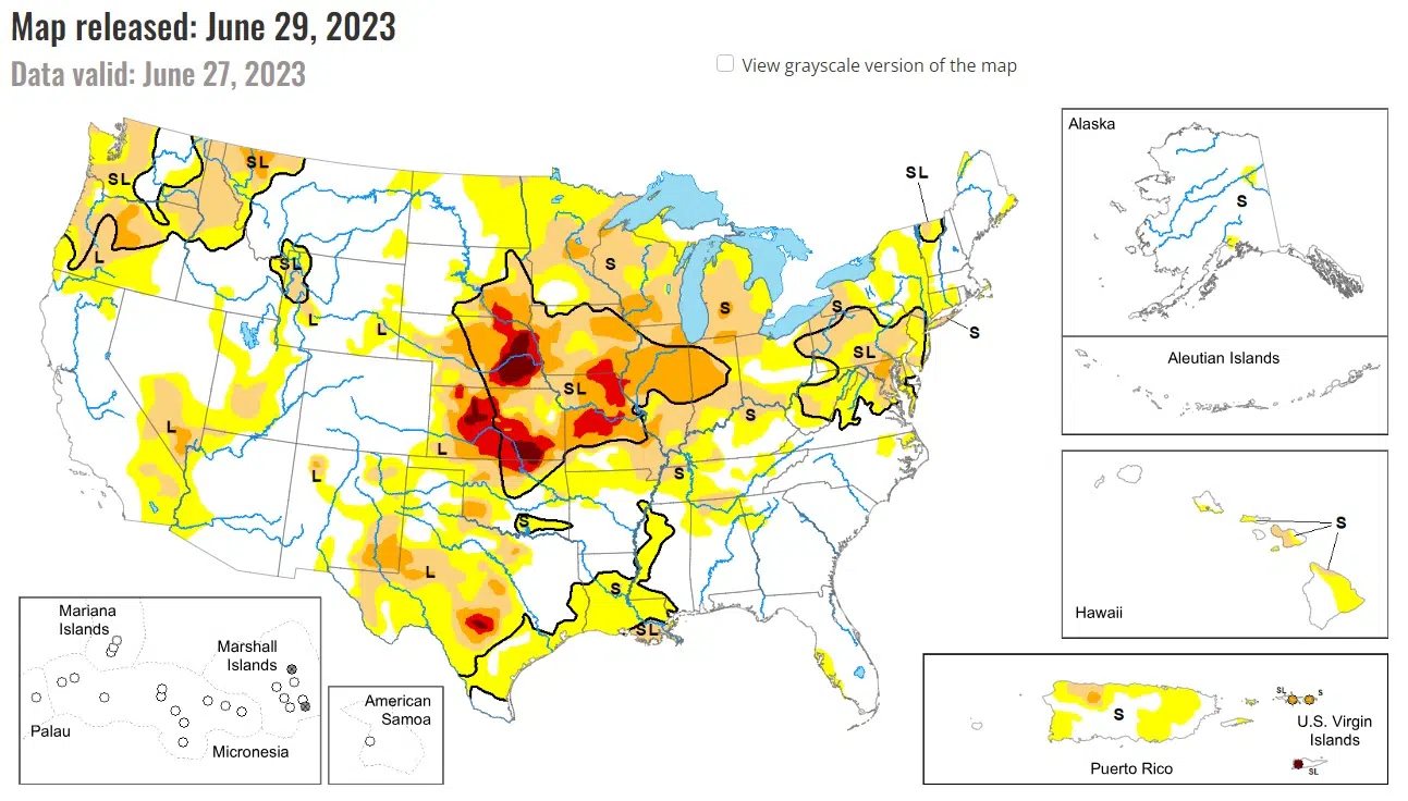 U.S. Drought Monitor: Northern Great Plains received widespread heavy ...
