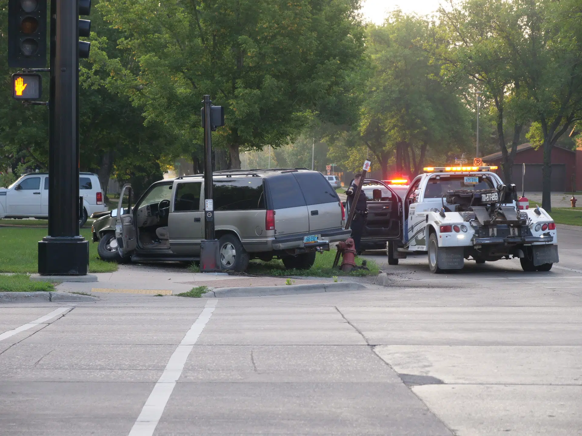 Two-vehicle crash nearly damages a residence Monday morning; female driver sought | The Mighty ...