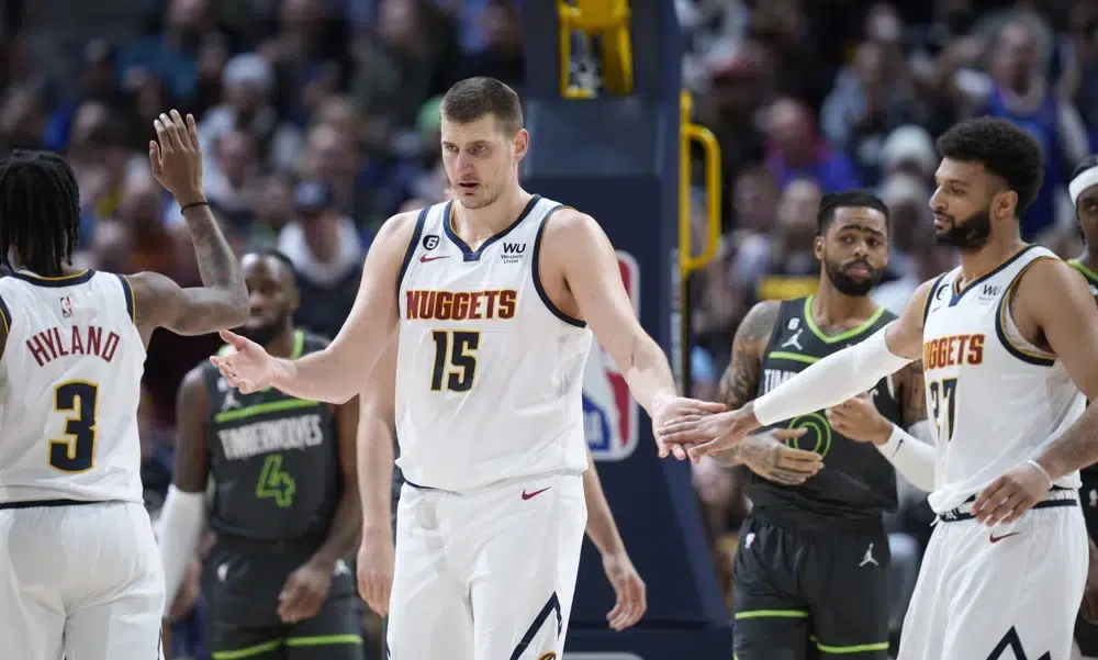 Murray, Jokic help Nuggets rally past Timberwolves 122-118 | The Mighty 790 KFGO | KFGO