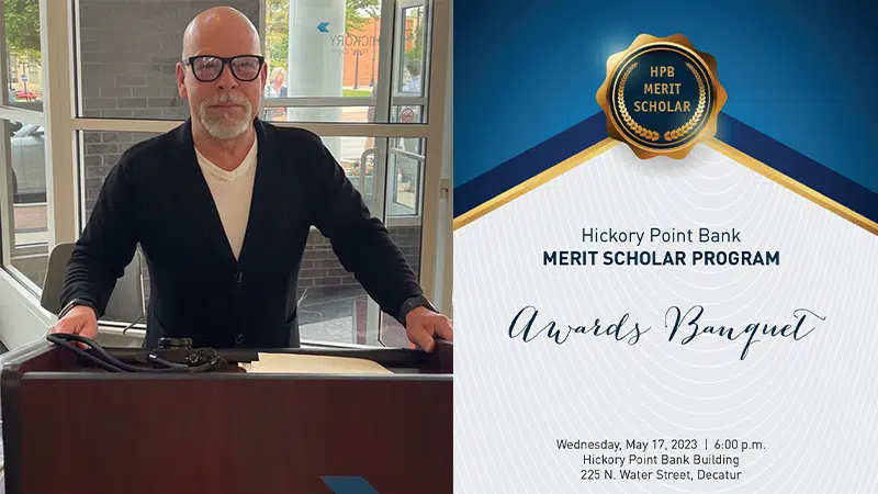 Brian Byers emcees the 4th annual HPB Merit Scholar Program Awards ...