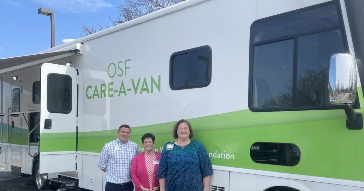 OSF Care-A-Van Getting Ready to Roll; Booked for April 1st Downtown ...