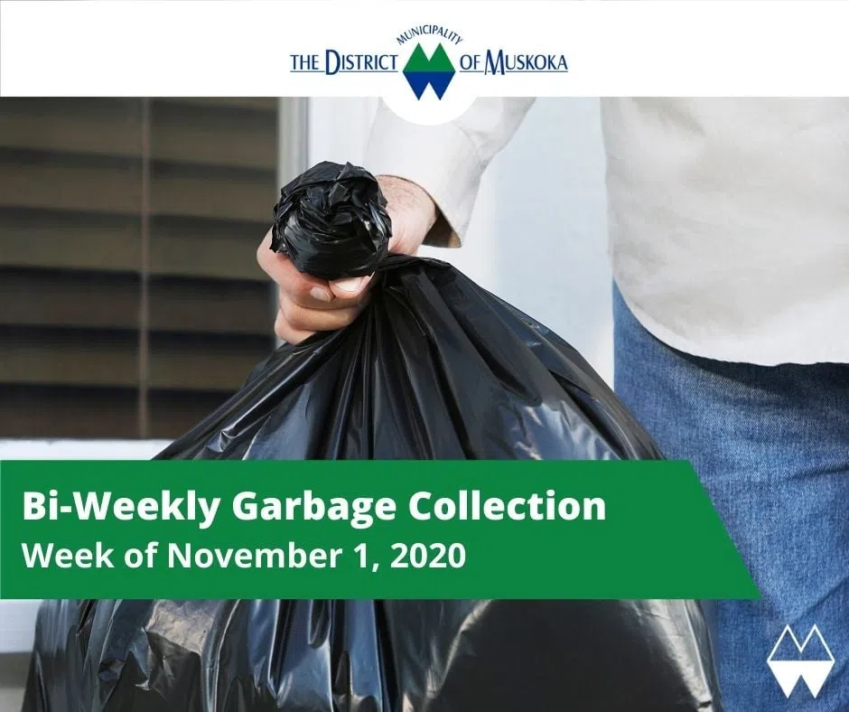 Bi-weekly Garbage Collection Starts In Muskoka Week Of Nov.1st ...