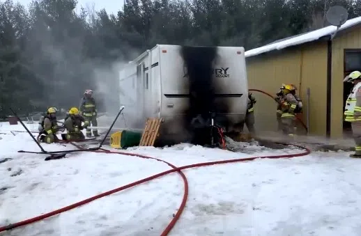 Mobile Home Fire Sends One Person To Hospital | Bayshore Broadcasting ...