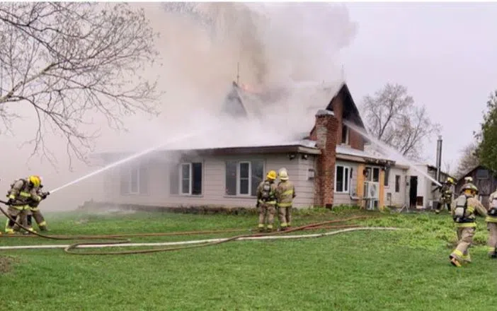Springwater House Damaged By Fire. | Bayshore Broadcasting News Centre
