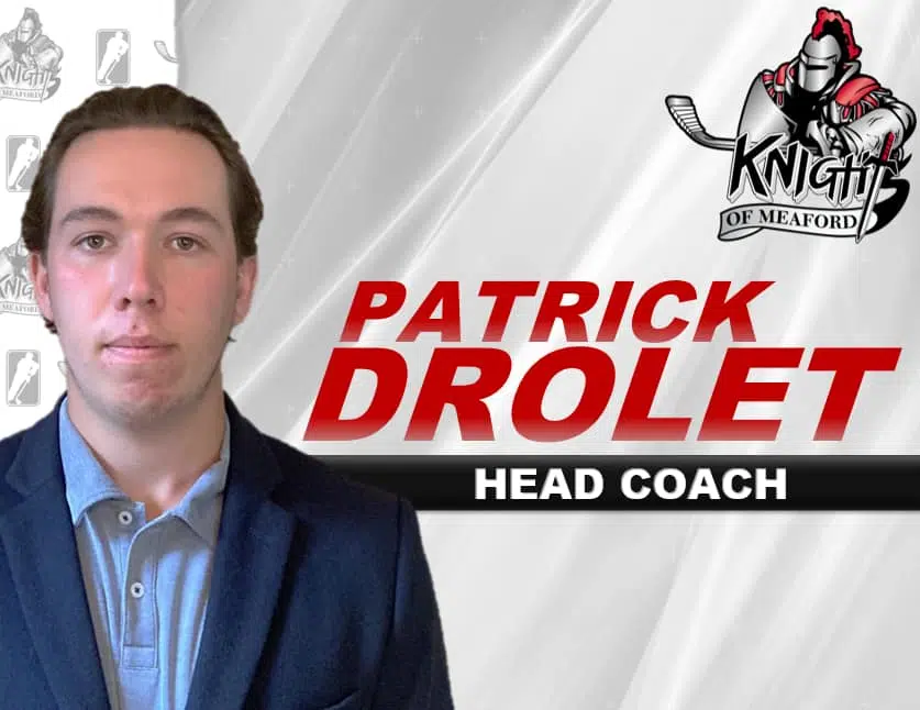 Knights of Meaford Hire Coach Patrick Drolet | Bayshore Broadcasting News Centre