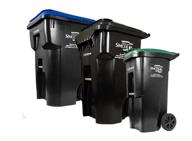 Smaller Waste Carts To Be Offered To Simcoe County Residents | 89.1 Max FM