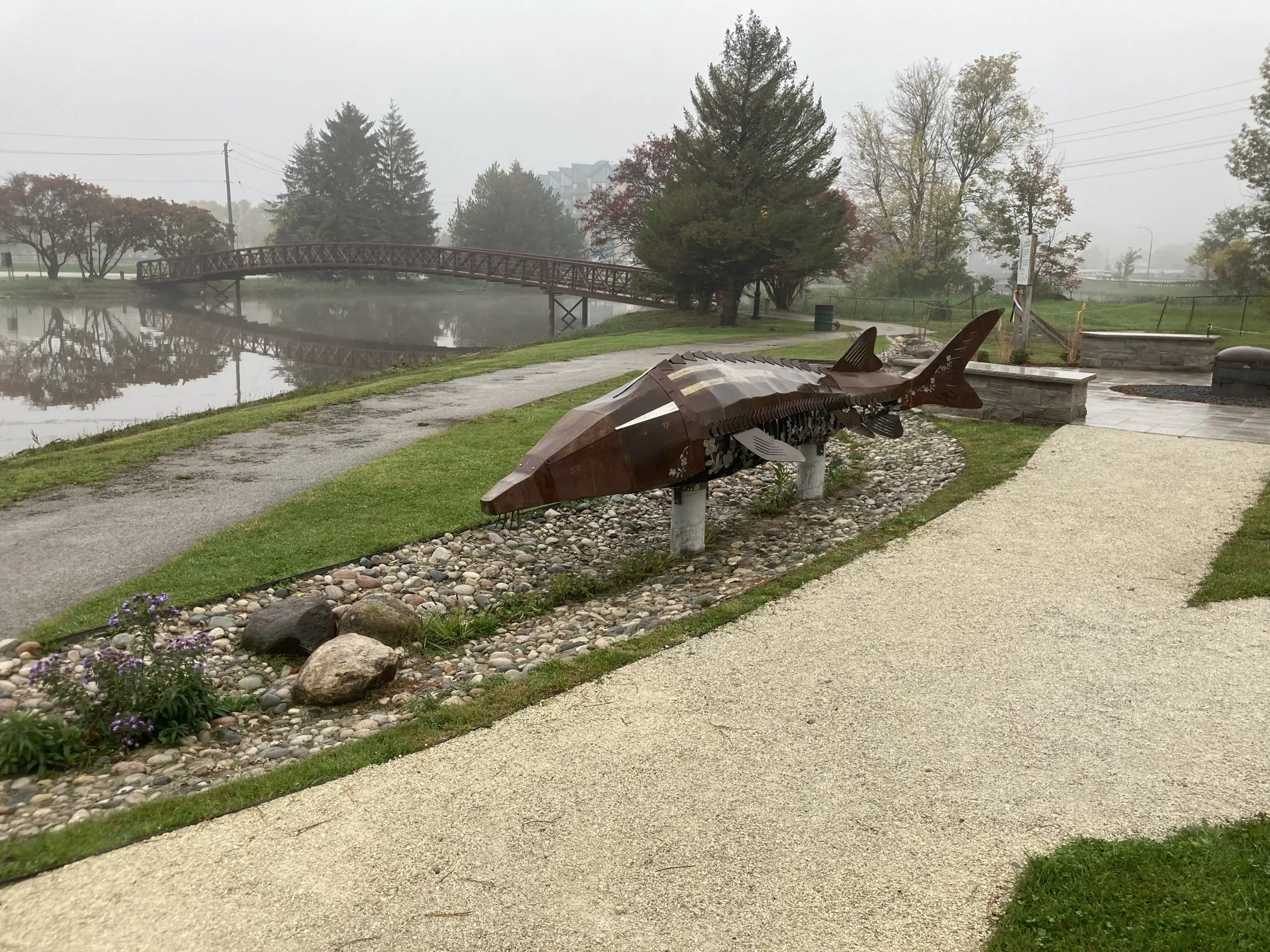 Grandmother Sturgeon Statue Unveiled At Kelso Beach Park | 89.3 CFOS FM