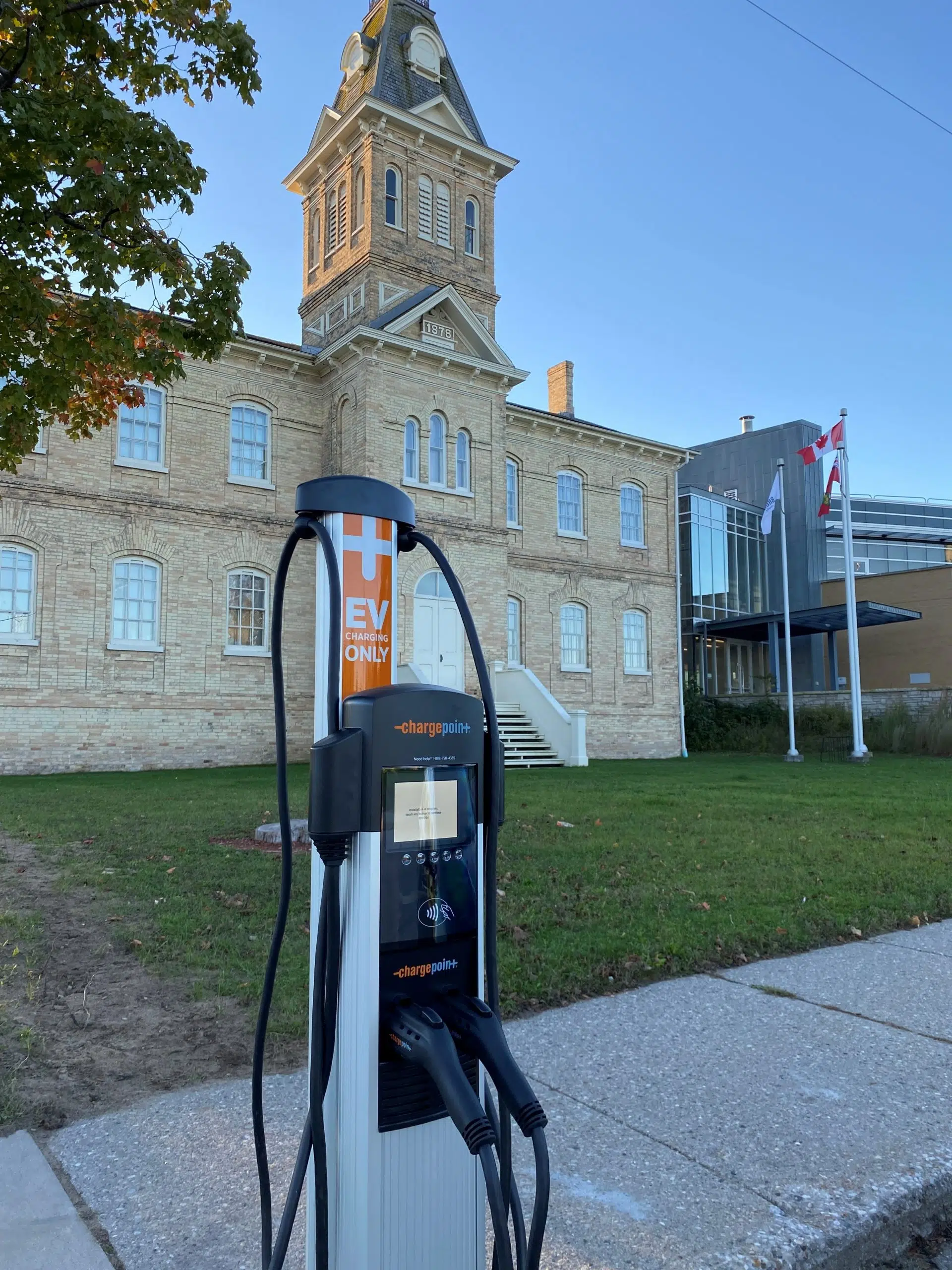 Electric Vehicle Charging Station Set Up At Bruce County Museum ...