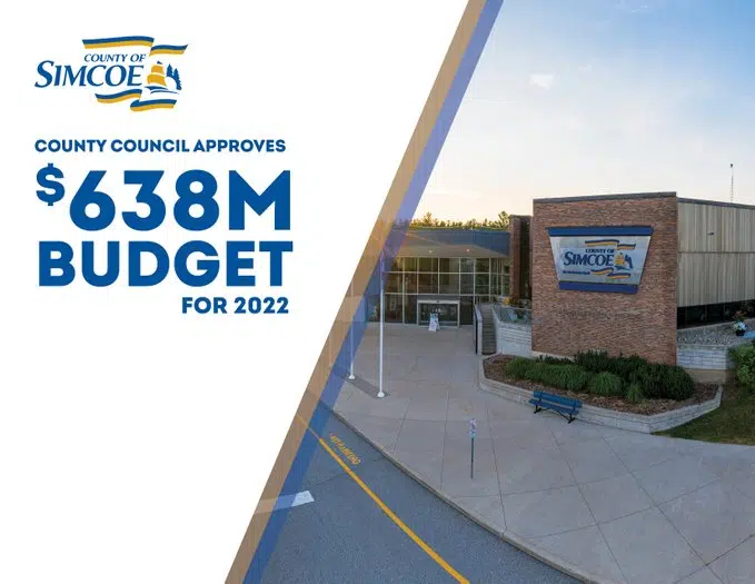 Simcoe County Council Approves 2022 Budget | Bayshore Broadcasting News ...