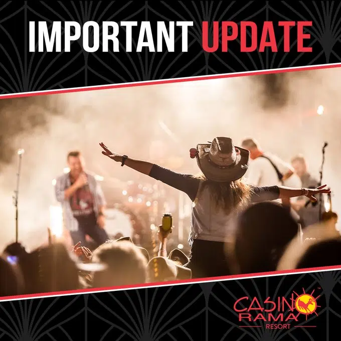 Casino Rama Entertainment Centre To Reopen April 29 | Bayshore ...