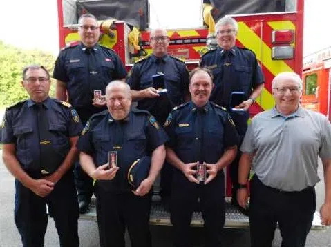 Bracebridge Firefighters Recognised with Long Service Awards | Country 102