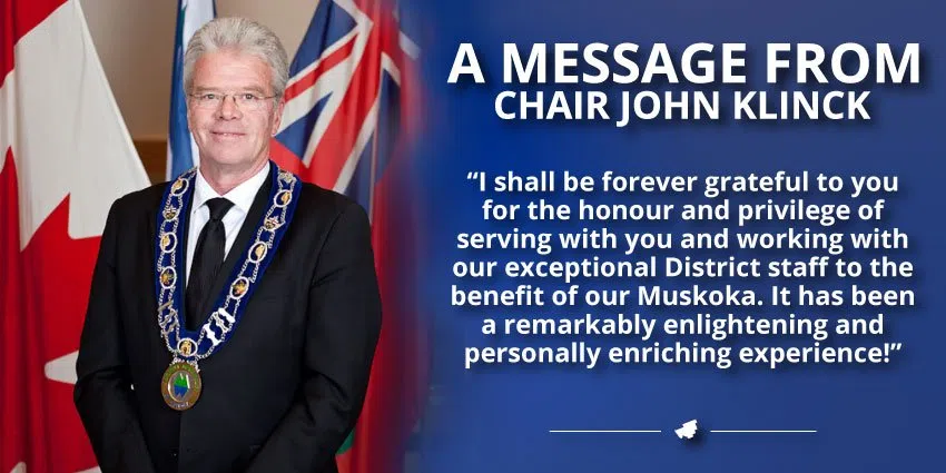 District of Muskoka Chair Set To Retire | Country 102