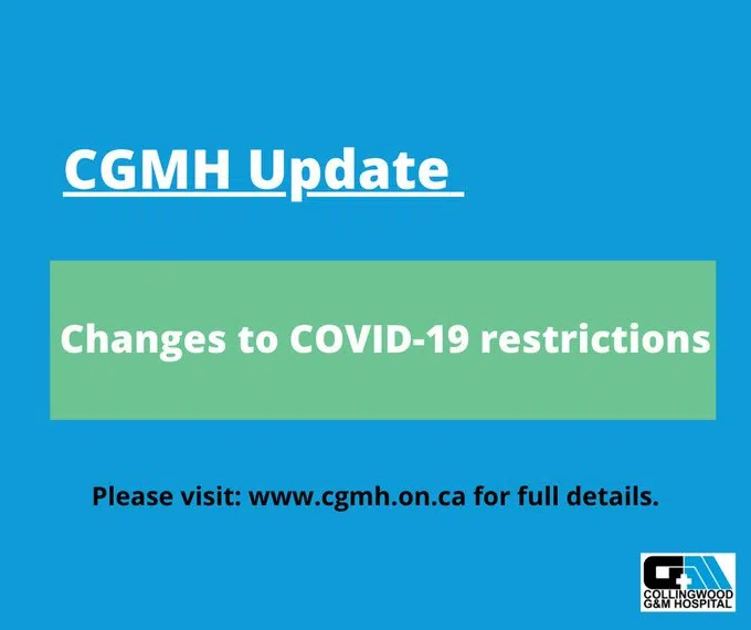 Changes To COVID-19 Screening and Visitor Policy at CGMH | Max 97.7