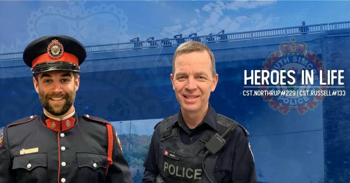 Procession Friday Morning For South Simcoe Officers | Country 102