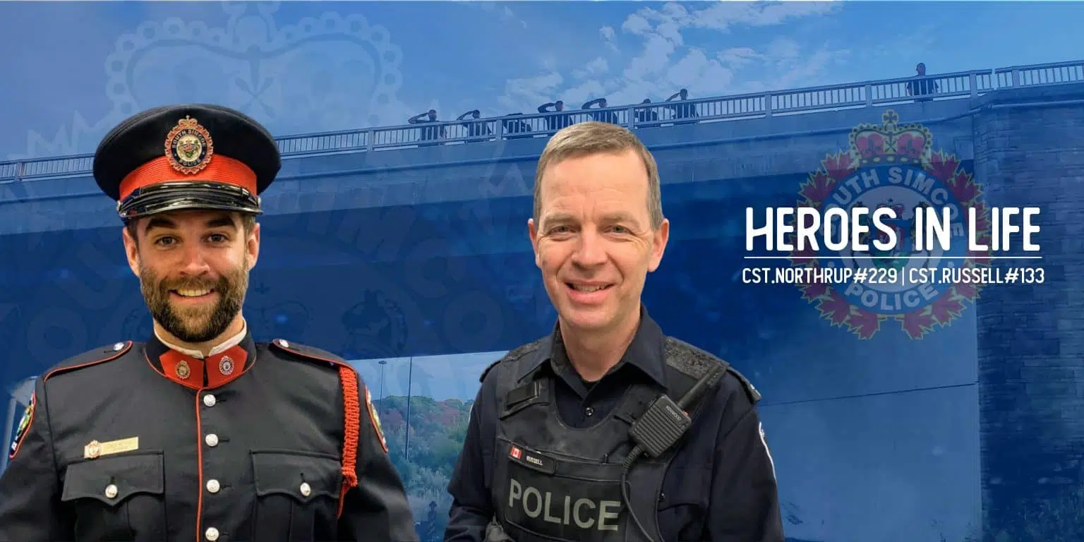 Procession Friday Morning For South Simcoe Officers | Country 102