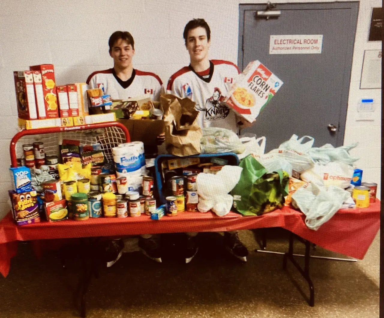 Fill The Net Food Drive. Interview with Cooper Salter of the Knights of ...