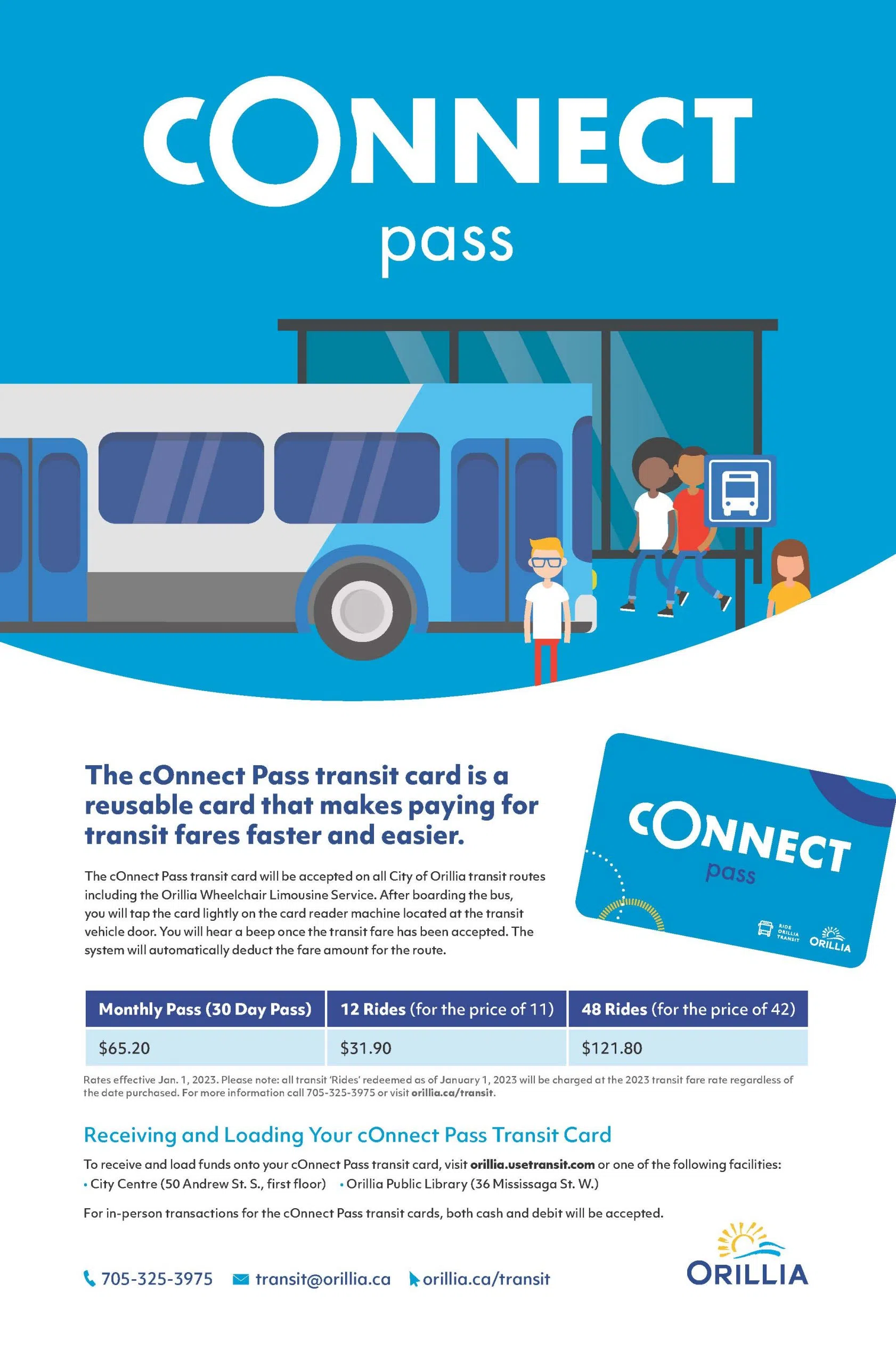 New Orillia Transit fares begin in January 2023 | Country 102