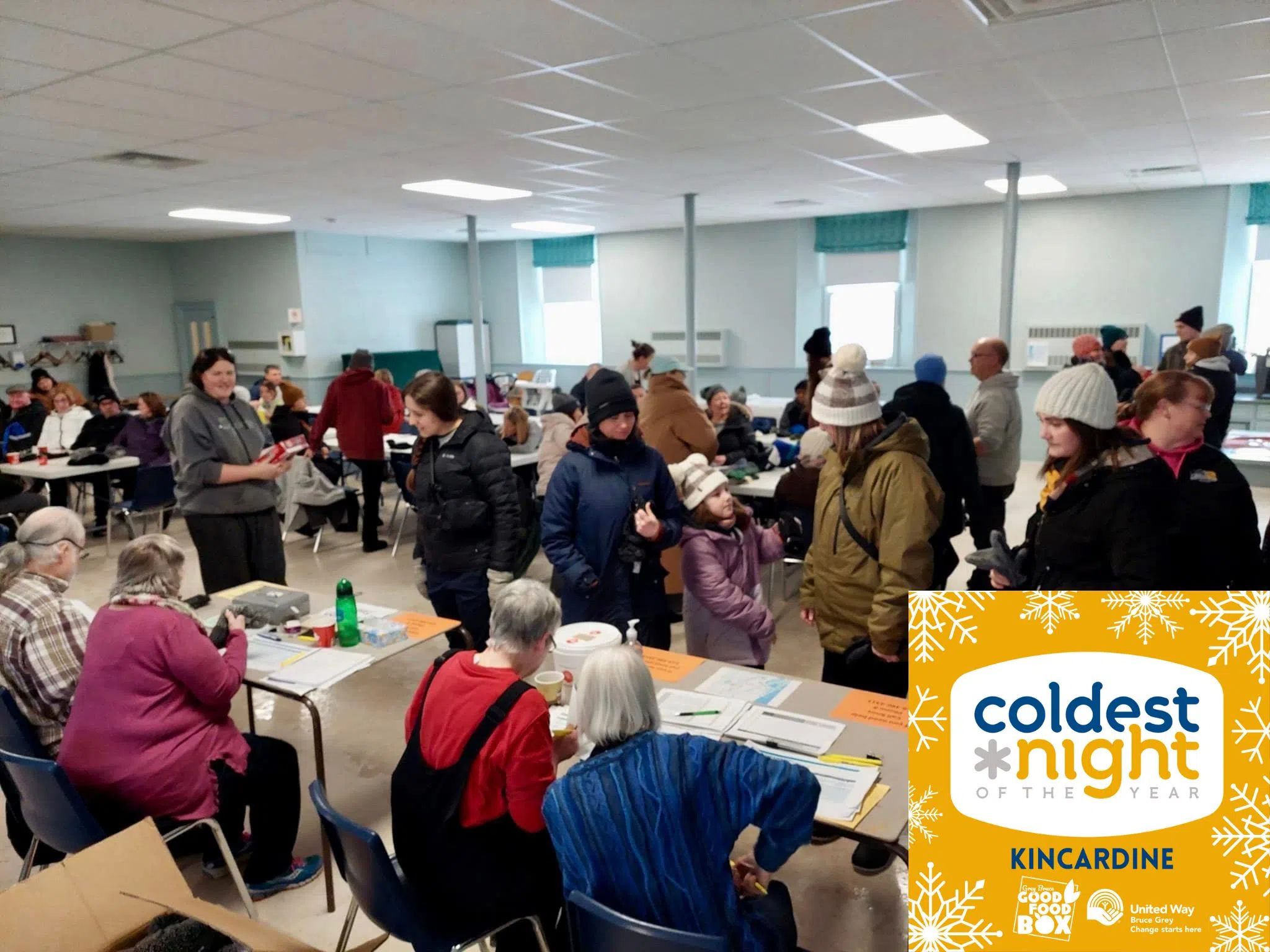 Coldest Night of the Year Recap. Francesca Dobbyn with The Great Paul ...