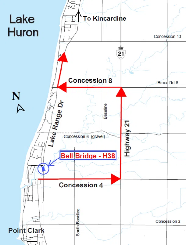 Huron-Kinloss Awards Contract For Bell Bridge Rehabilitation | 89.3 CFOS FM
