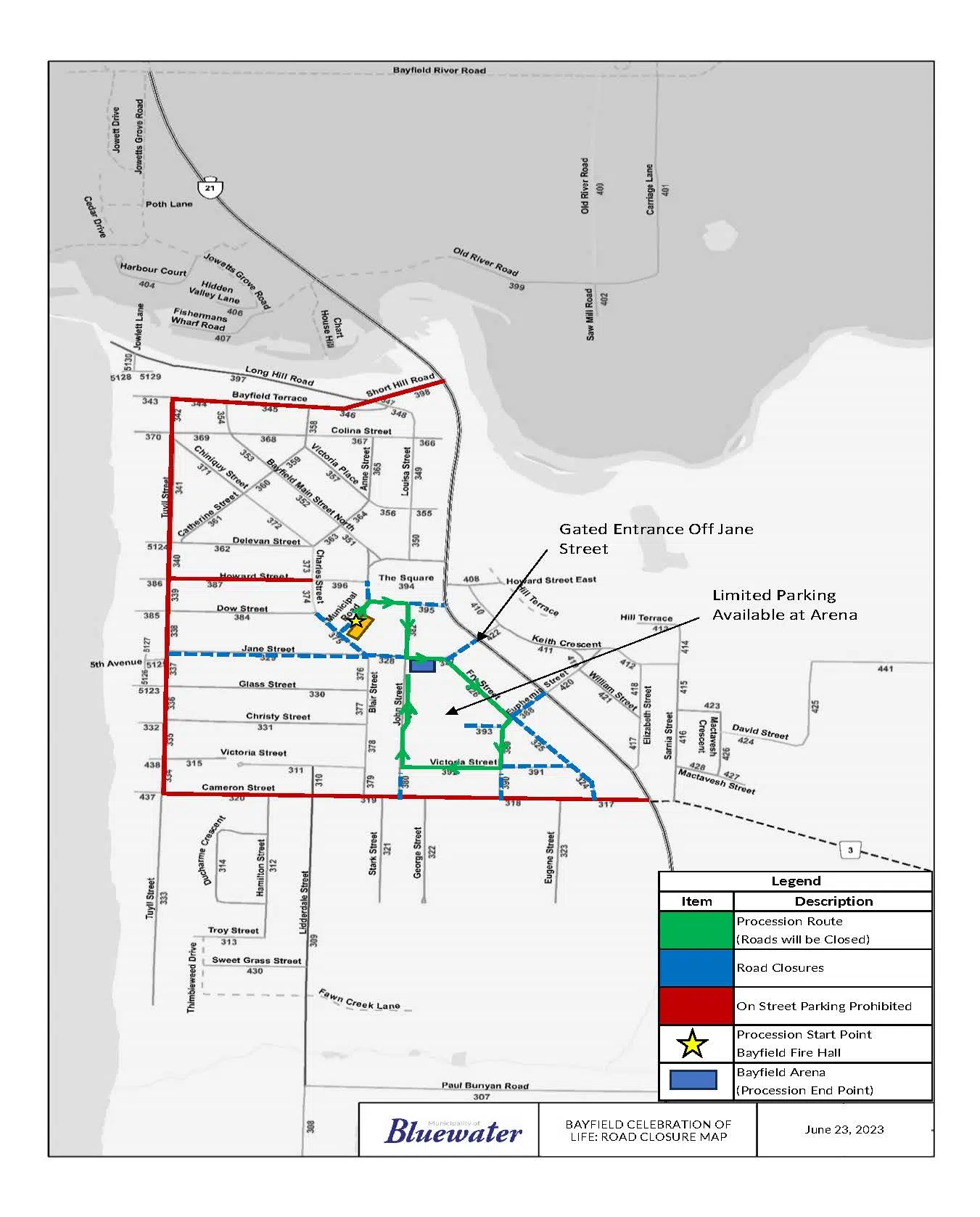Bayfield To Close Several Roads Friday For Celebration Of Life ...