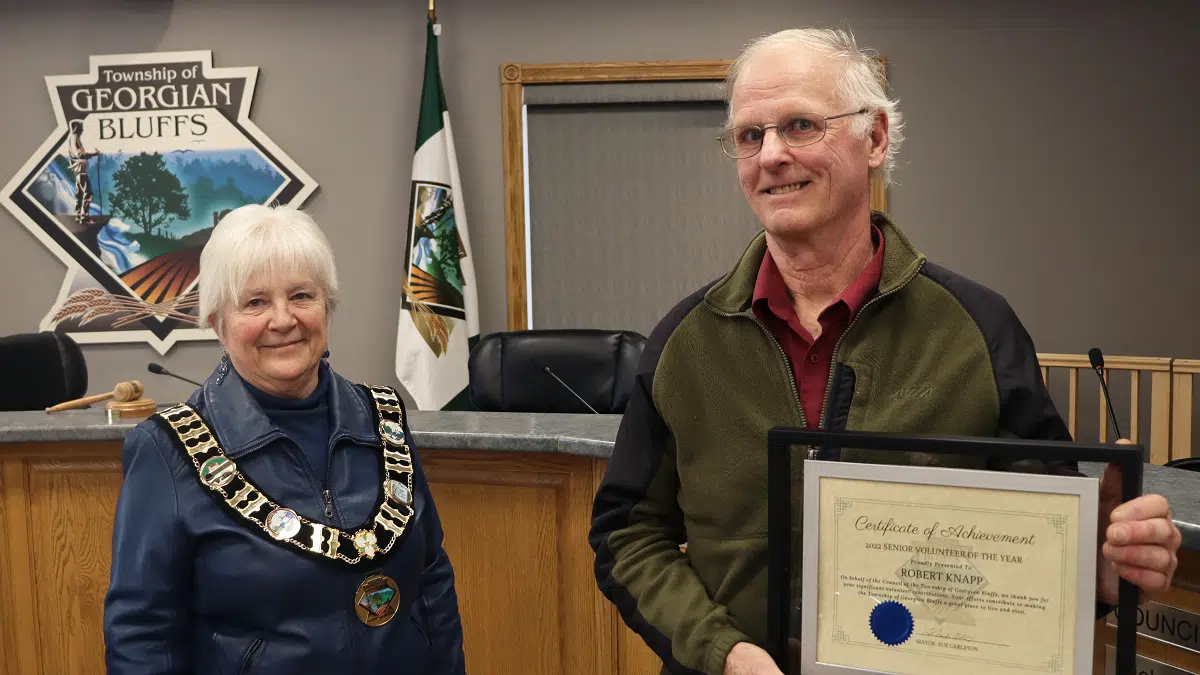 Georgian Bluffs Man Receives Provincial Recognition For Community ...